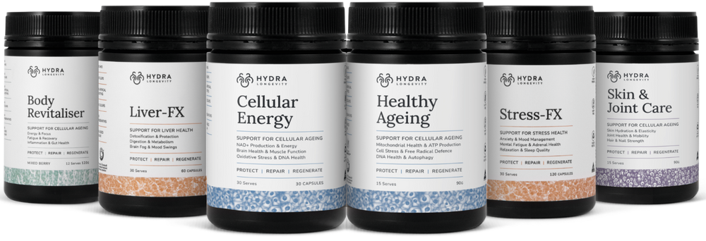 Science-backed Supplements for Healthy Ageing | Hydra Longevity