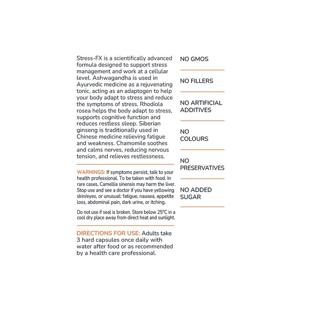 Stress-FX - The All-In-One Formula for Stress Relief & Calm Nerves