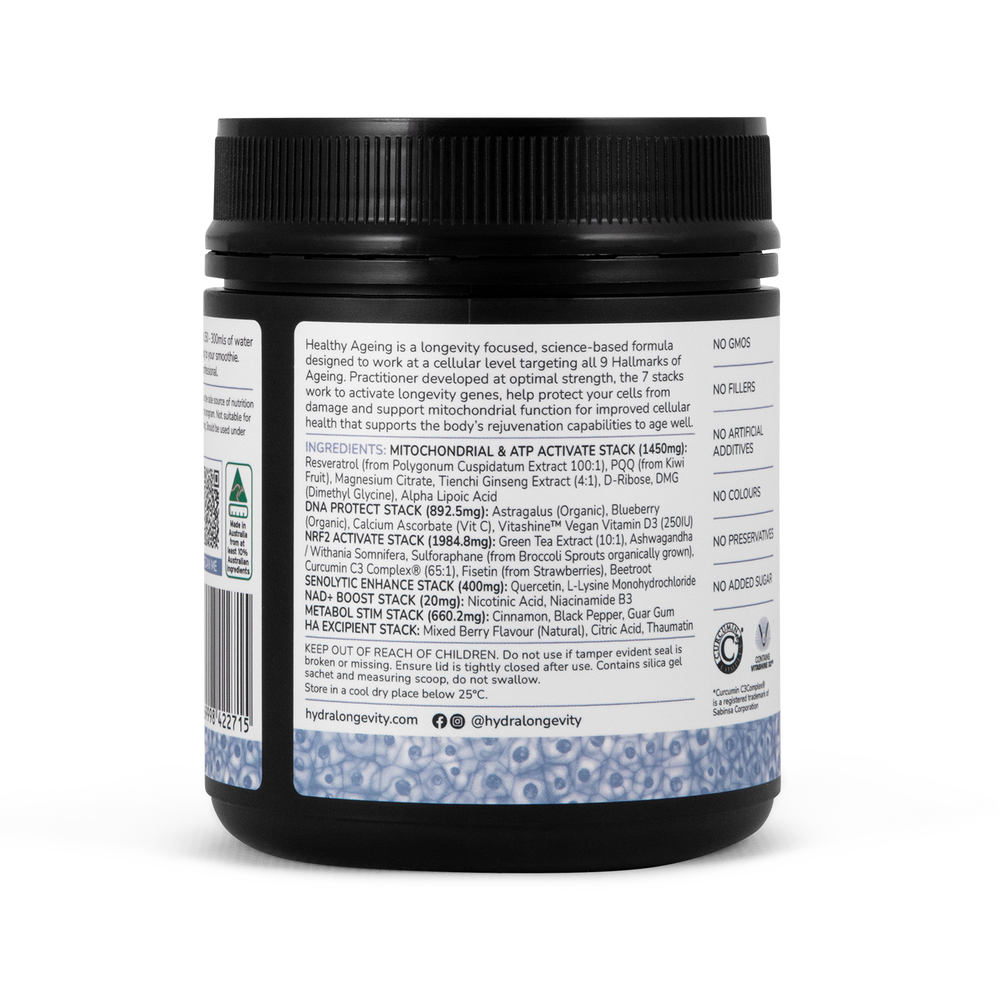 Science-backed Supplements for Healthy Ageing | Hydra Longevity